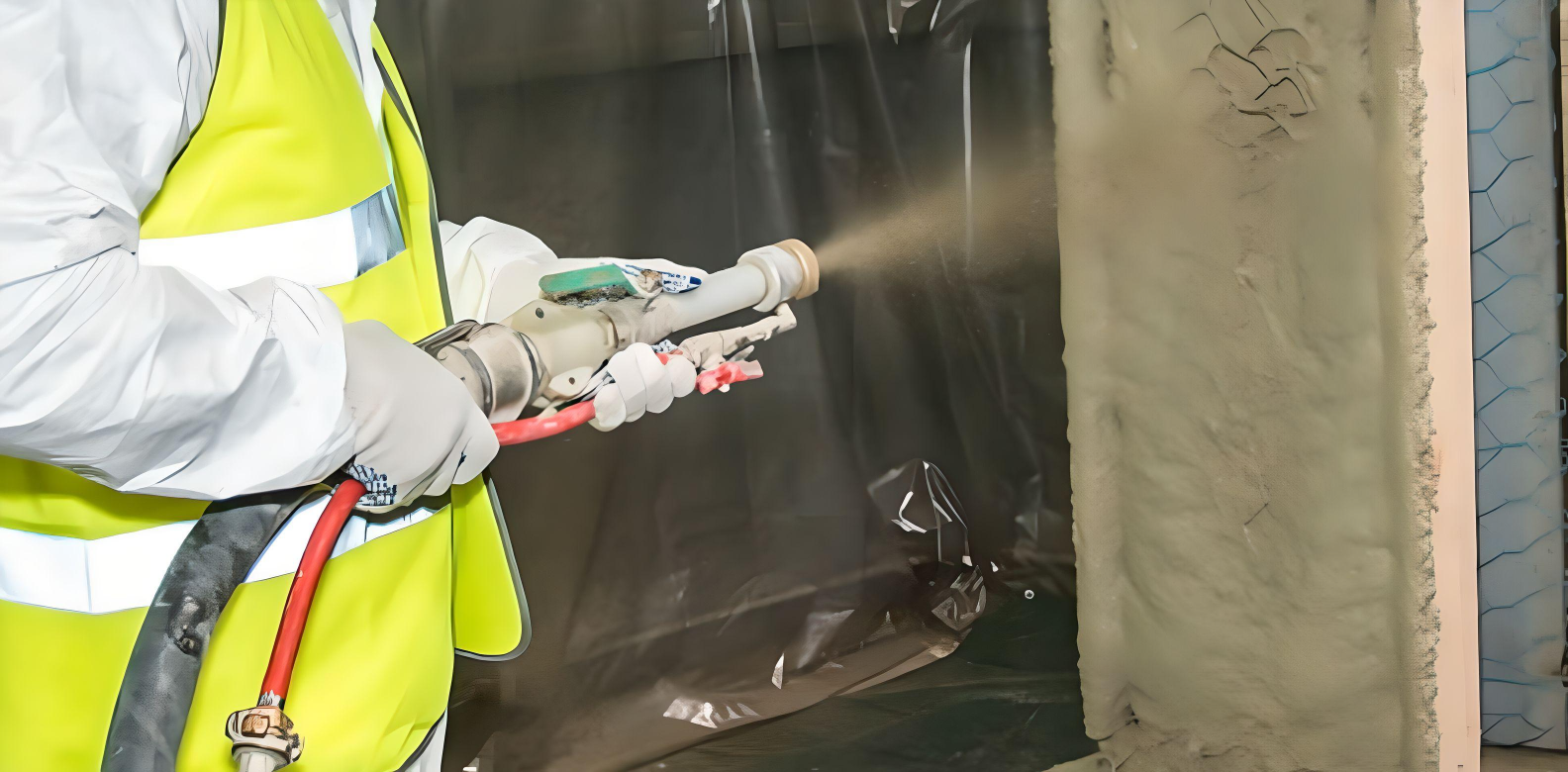 What material is used for fireproofing? | Quikspray Inc.